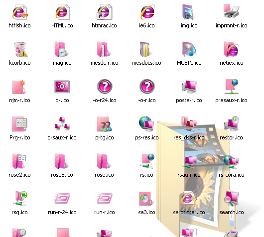Nice pink Icons for Windows xp by bir7-com on DeviantArt