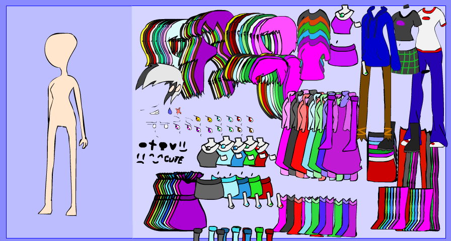 OC dress up game by TheXBunny on DeviantArt