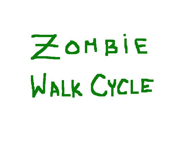 zombie walk cycle by waxsphere on DeviantArt