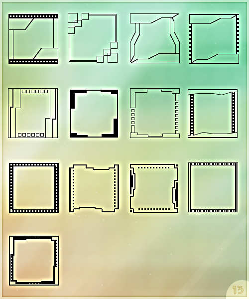 Templates for avatars - 13x by Morfuska on DeviantArt