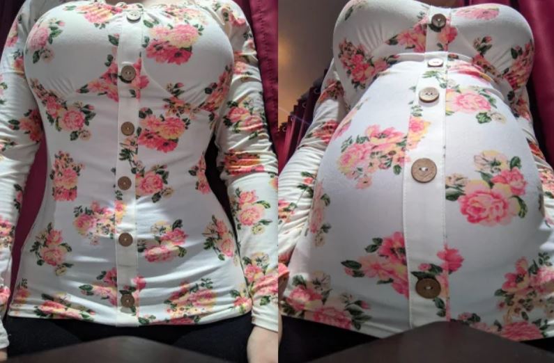 Before and After Stuffing the Belly by VOLUPTUOSDEVORCURVS on DeviantArt