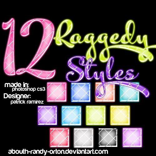 12 Raggedy Styles For Photoshop by AbouthRandyOrton on DeviantArt