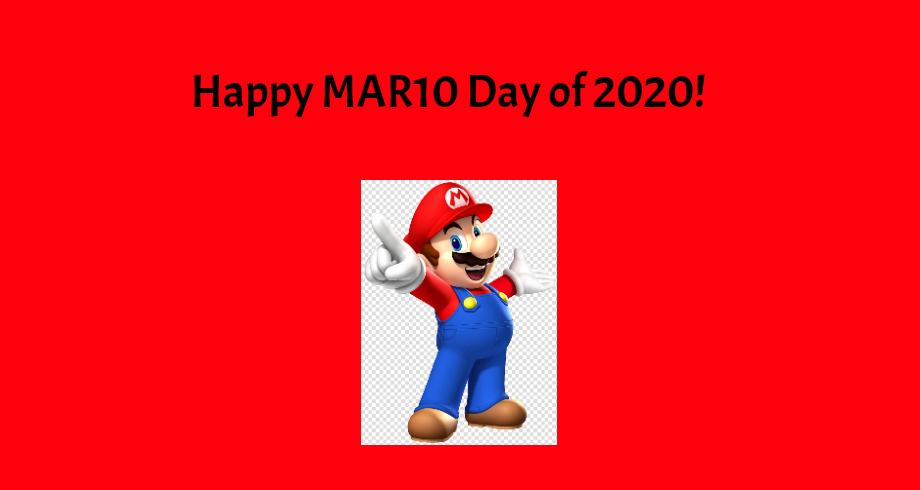 Happy Mario Day of 2020! by Warren12Star on DeviantArt