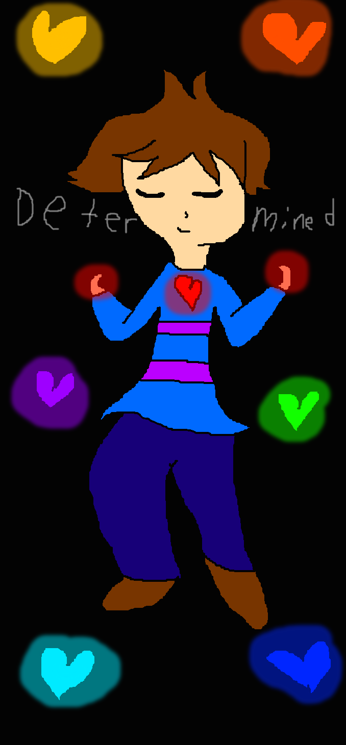 The Human Souls. Undertale Charecters #13 by katnisslu on DeviantArt