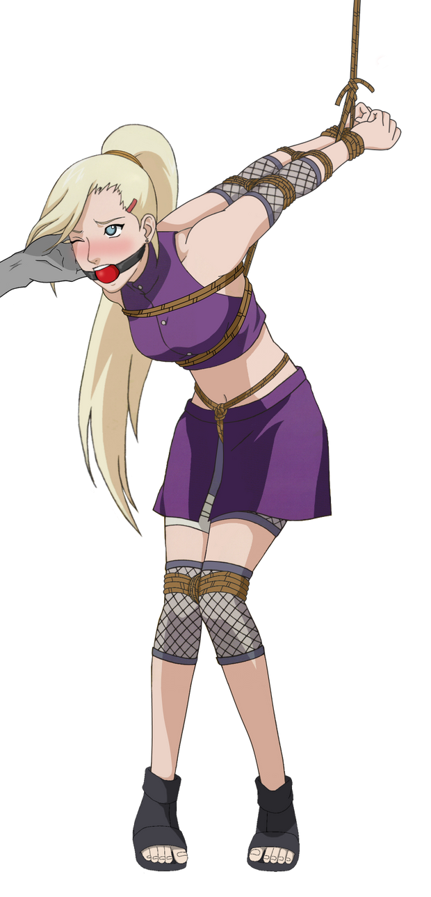 Ino Strappado and Ball Gagged by shepirotcloud on DeviantArt