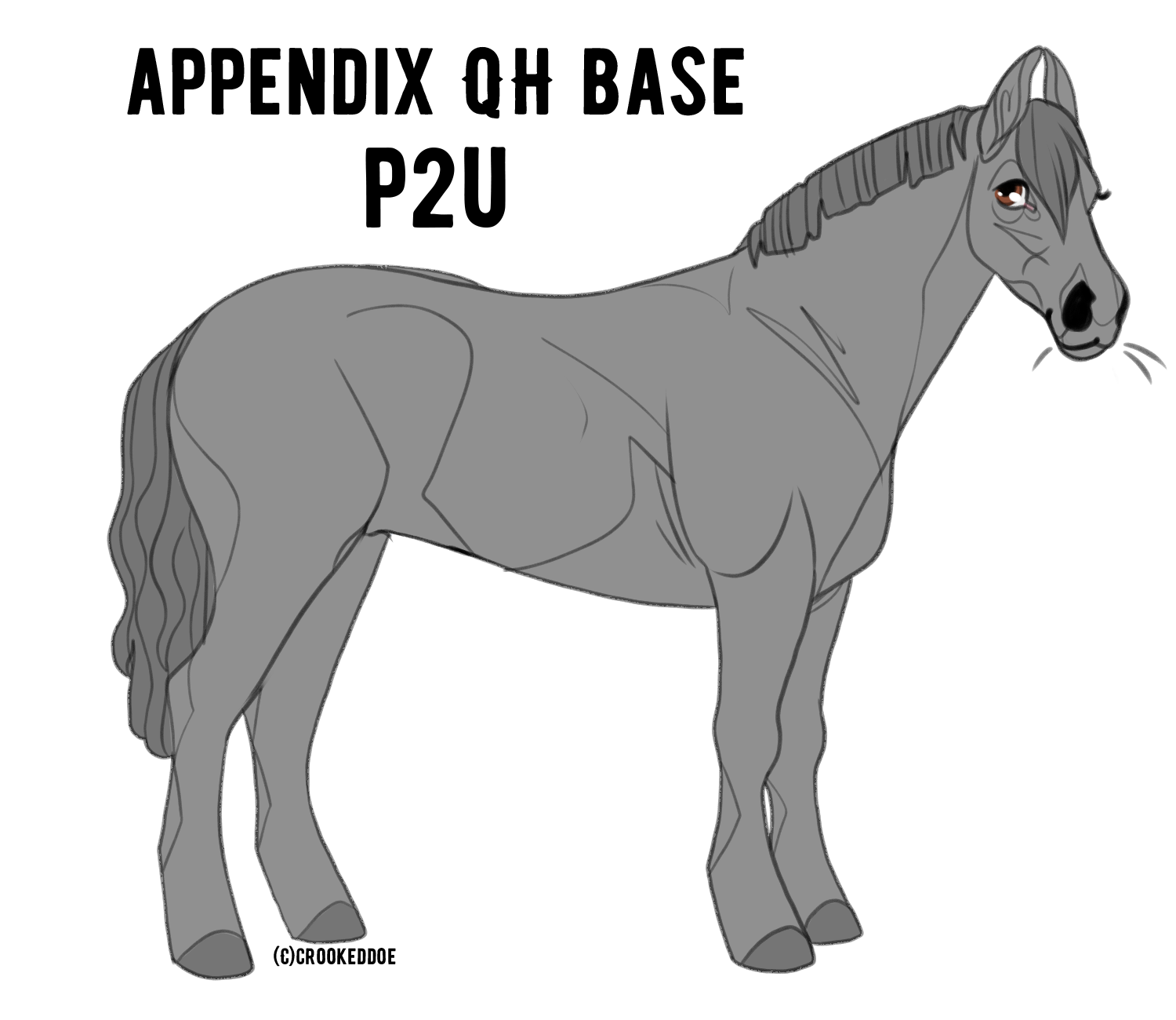 P2U | Appendix QH Base by CrookedDoe on DeviantArt