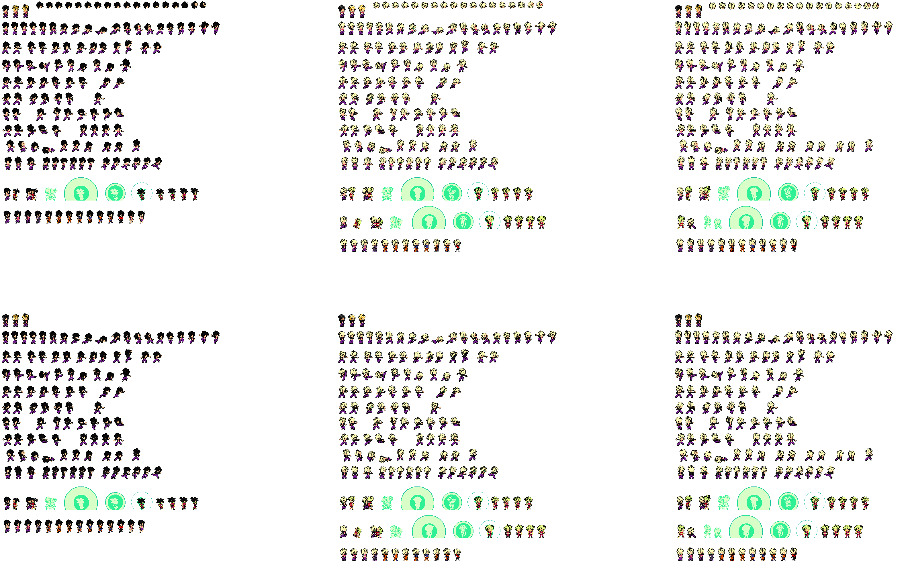 DBS - Caulifla LSWR Full Sprite Sheet Remastered by ssjstorm18 on ...