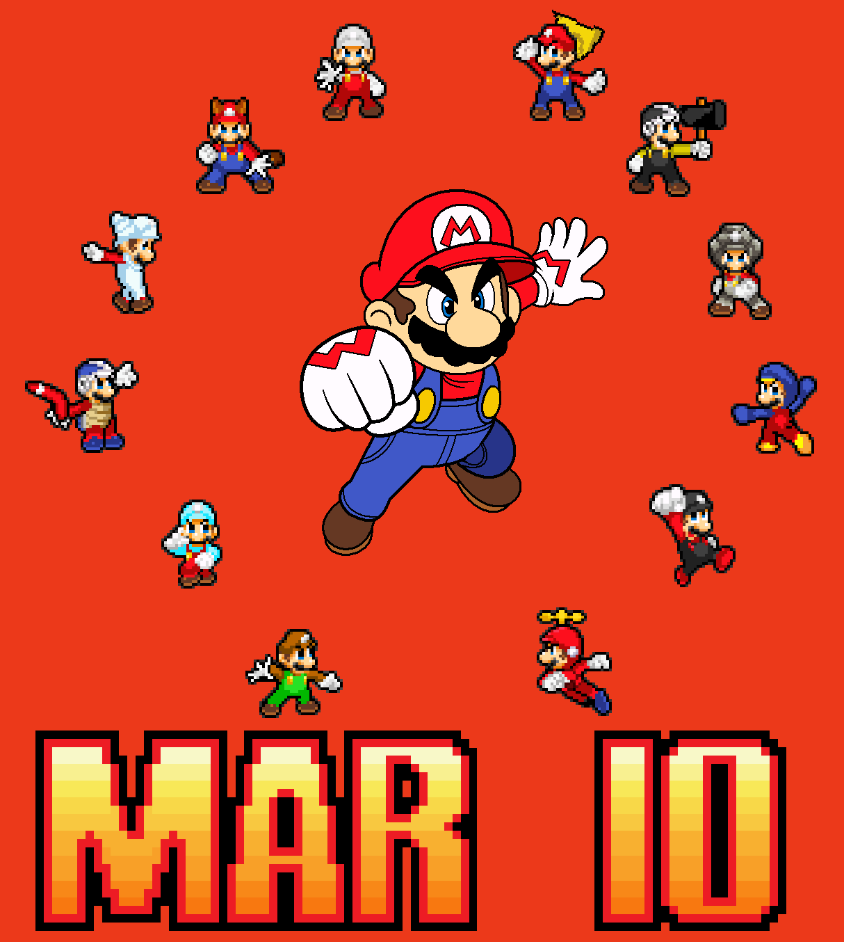 Happy MARIO Day Sprite Poster by ssjstorm18 on DeviantArt