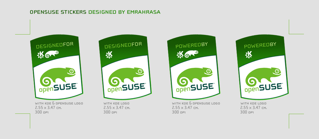 openSUSE Stickers KDE Logo by emrahrasa on DeviantArt