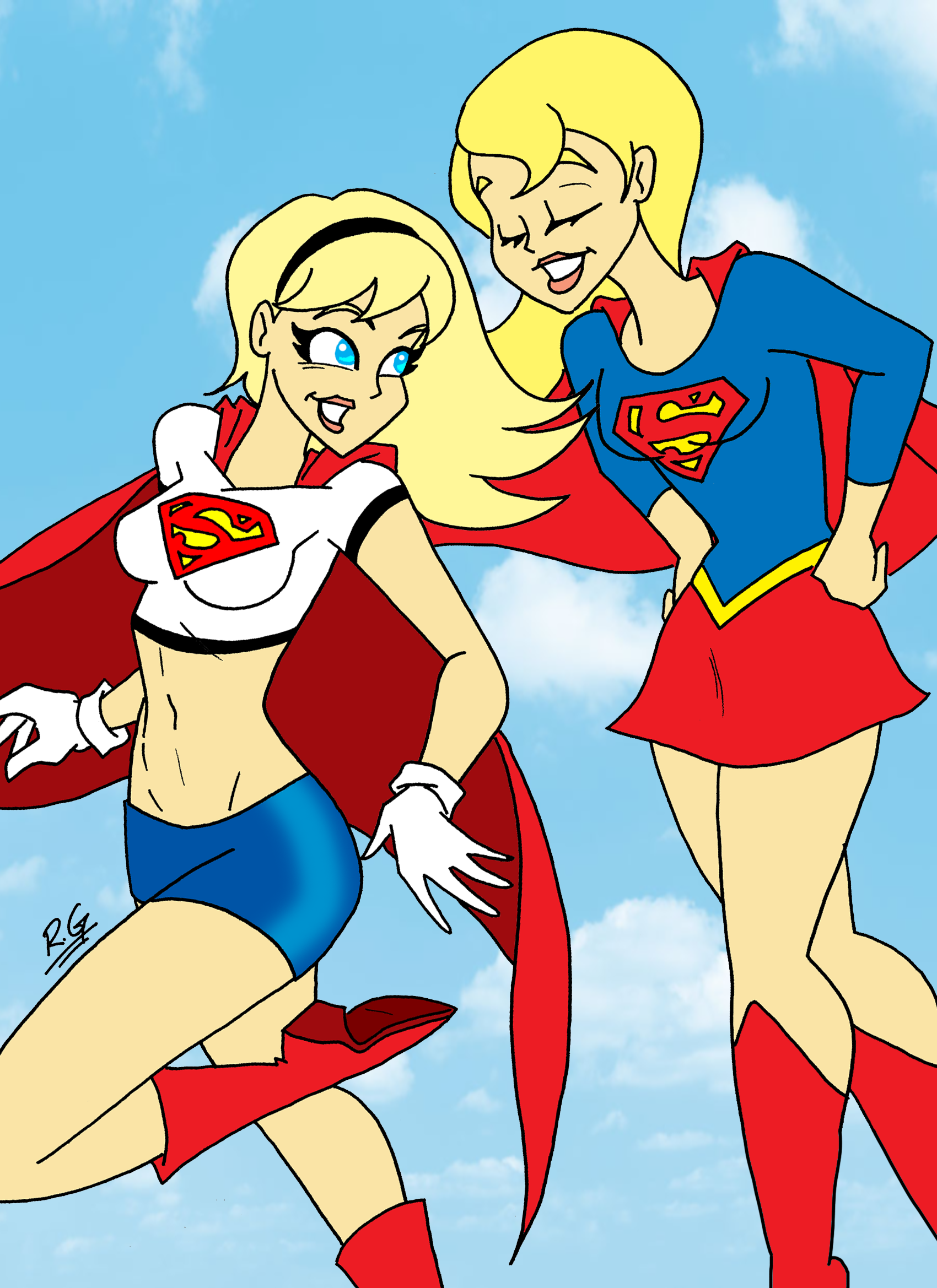 Supergirls by DANGERcomics on DeviantArt