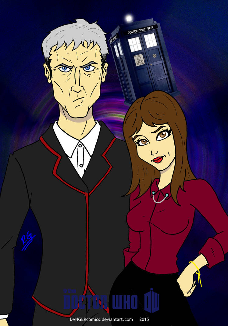 The 12th Doctor and Clara by DANGERcomics on DeviantArt
