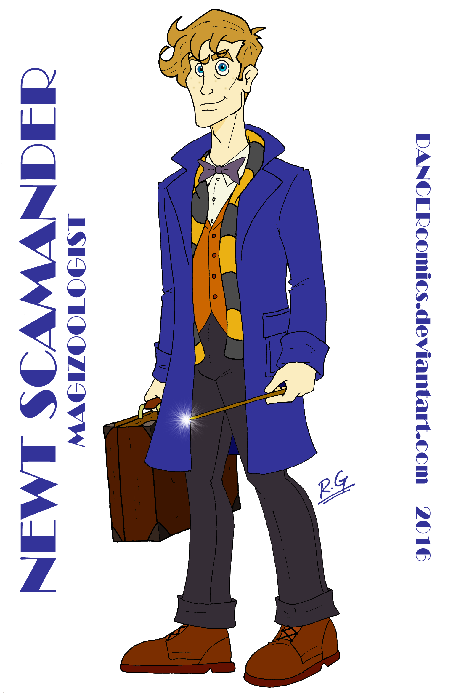 Newt Scamander by DANGERcomics on DeviantArt