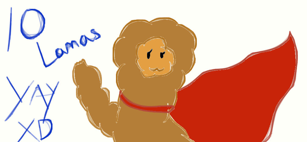 10 lamas yayayayayay XD by BlueBabyKitten on DeviantArt