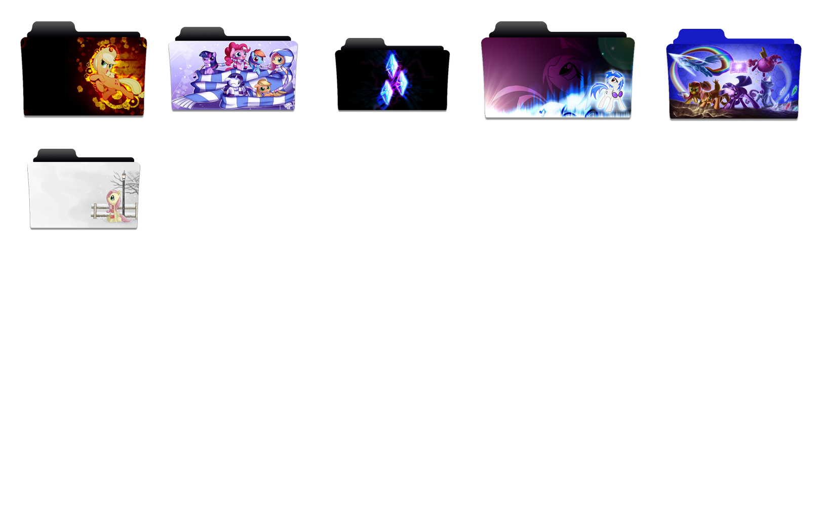MLP Foler Icons by BronyXceed on DeviantArt