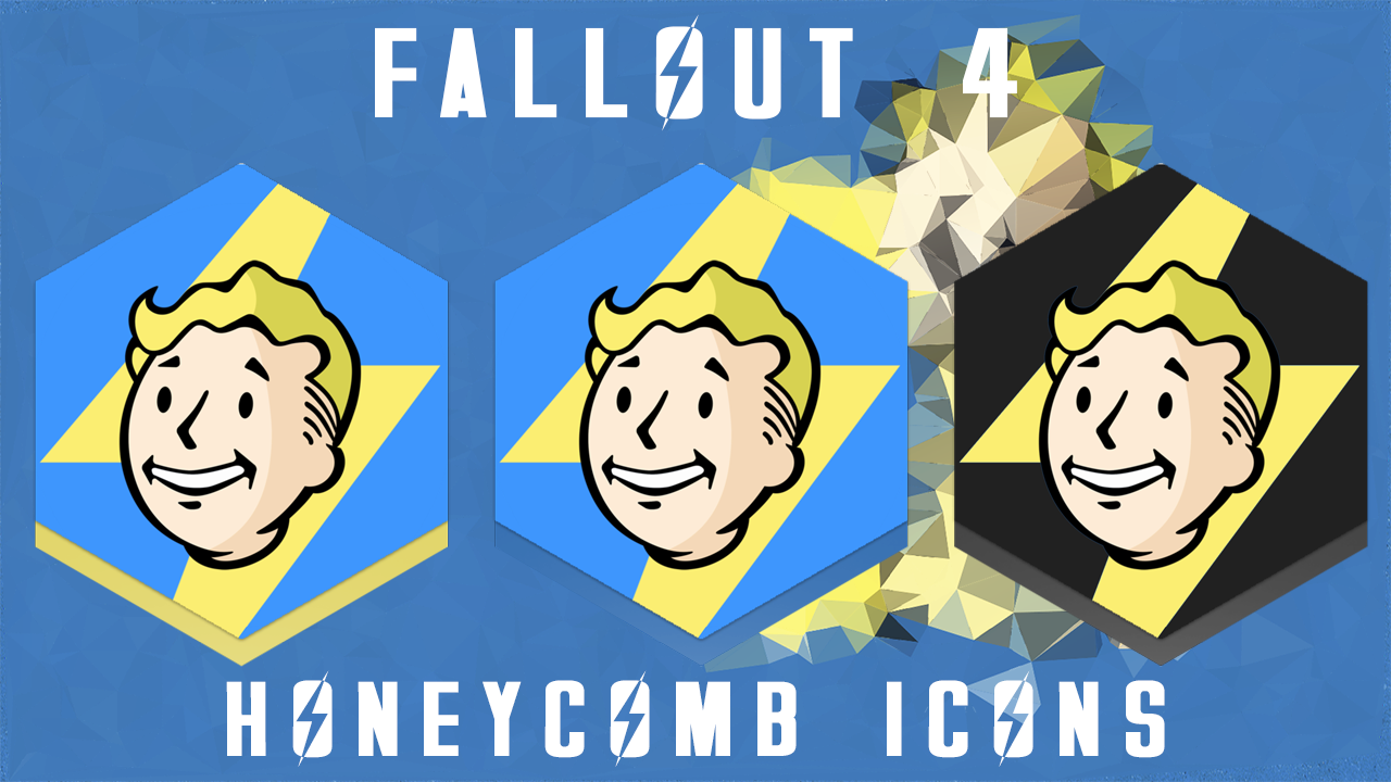 Fallout 4 Honeycomb Icon Pack 3 Version's by KaffeMLG on DeviantArt