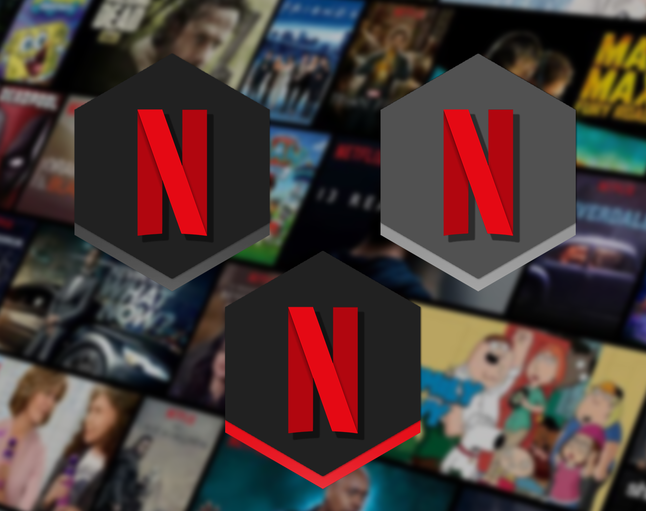 Rainmeter Honeycomb Netflix Dark/Light/Red by KaffeMLG on DeviantArt