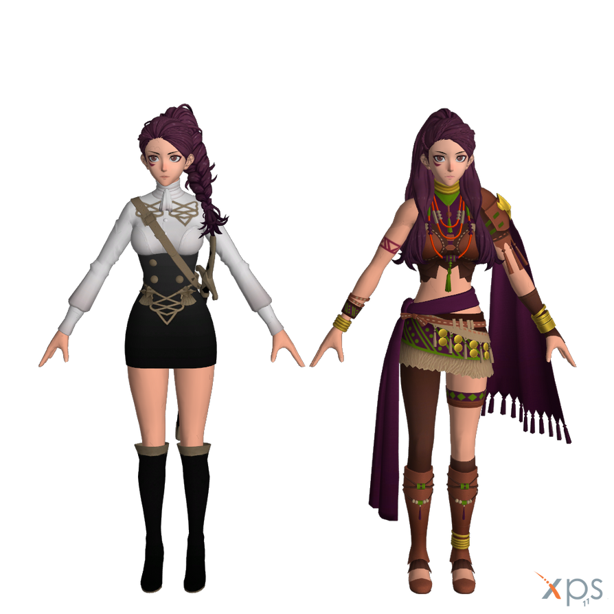 XNALara Model Download: Petra (FE3H) v1.1 by skeletonmeme on DeviantArt