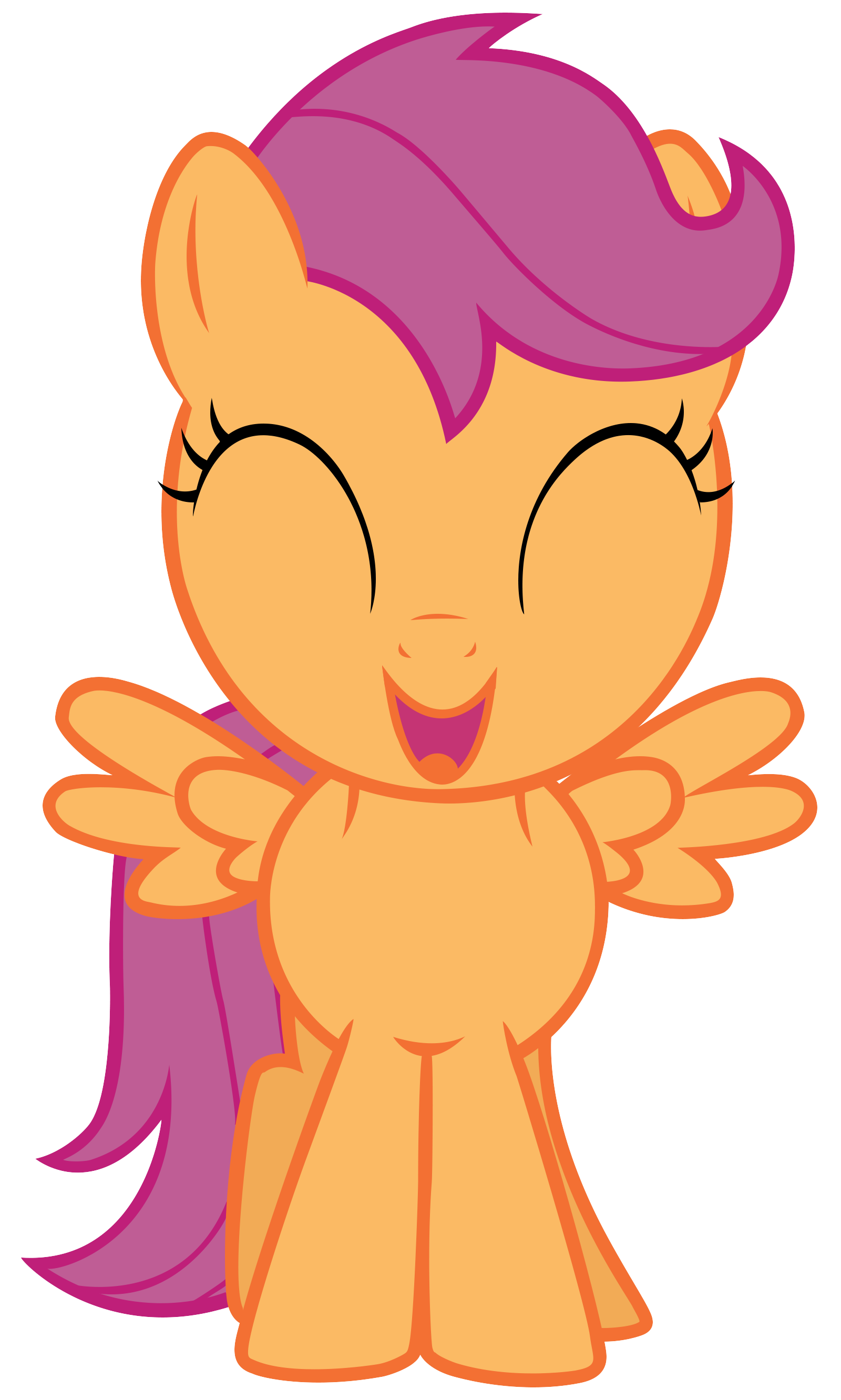 Scootaloo Smiling by InvictusNoctis on DeviantArt