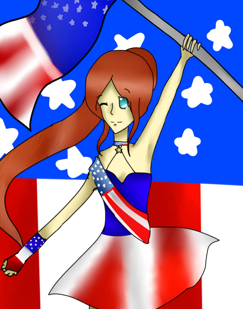 Late 4th of July pic! by kitsu-yomi on DeviantArt