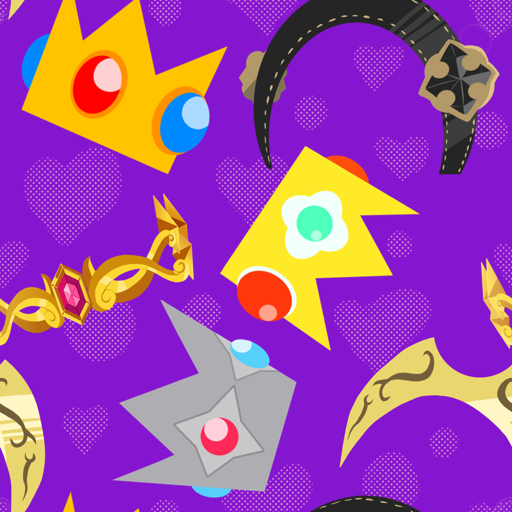 Seamless princess crowns background by SweetGluttonyArt on DeviantArt