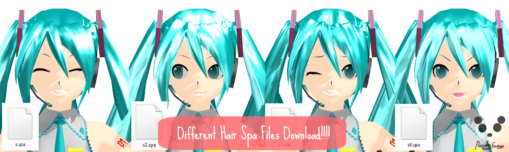 .: MMD - Different Hair Spa File PACK DL! :. by PS-2002 on DeviantArt