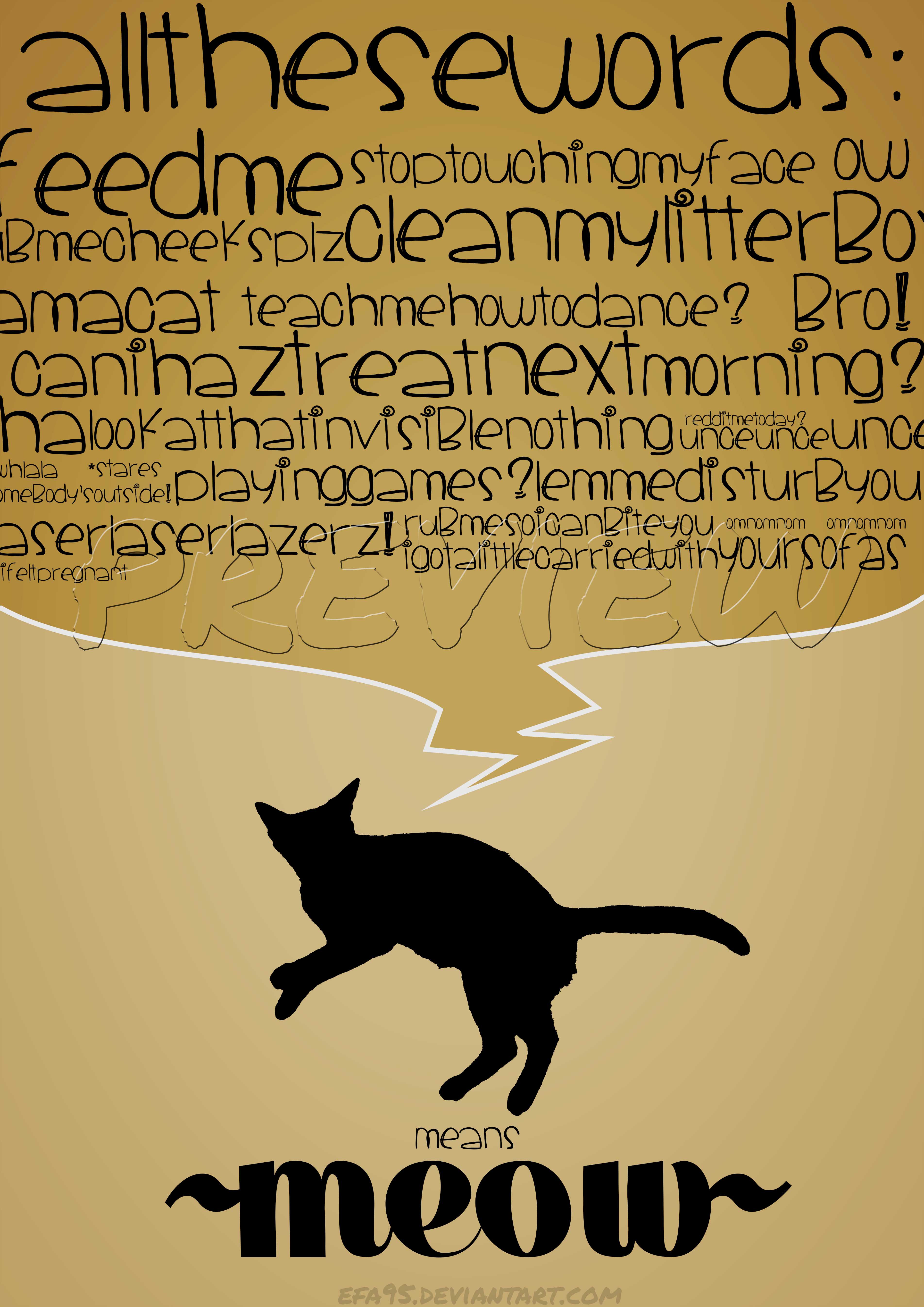 How to translate cats. by Efa95 on DeviantArt