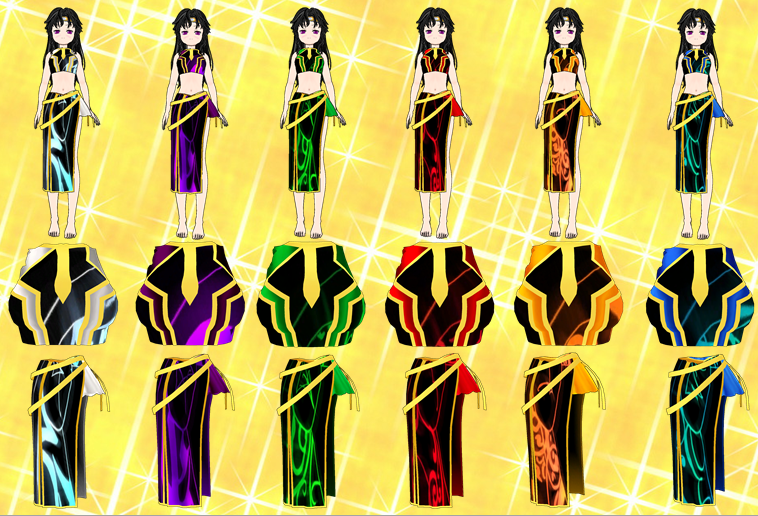 Morgana Dress Split Version Pack by Daiger1975 on DeviantArt