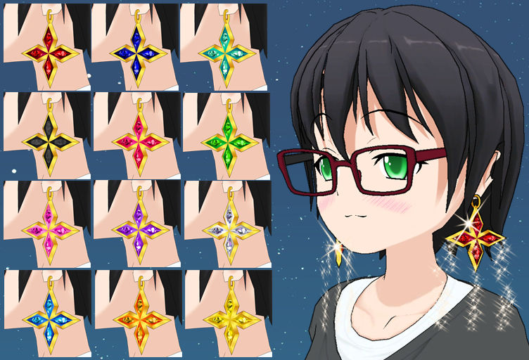 Magic Star Earrings pack by Daiger1975 on DeviantArt