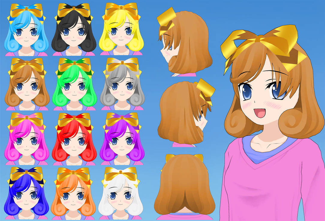 Haruka Hair pack by Daiger1975 on DeviantArt