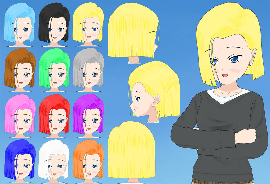 A18 Hair pack by Daiger1975 on DeviantArt