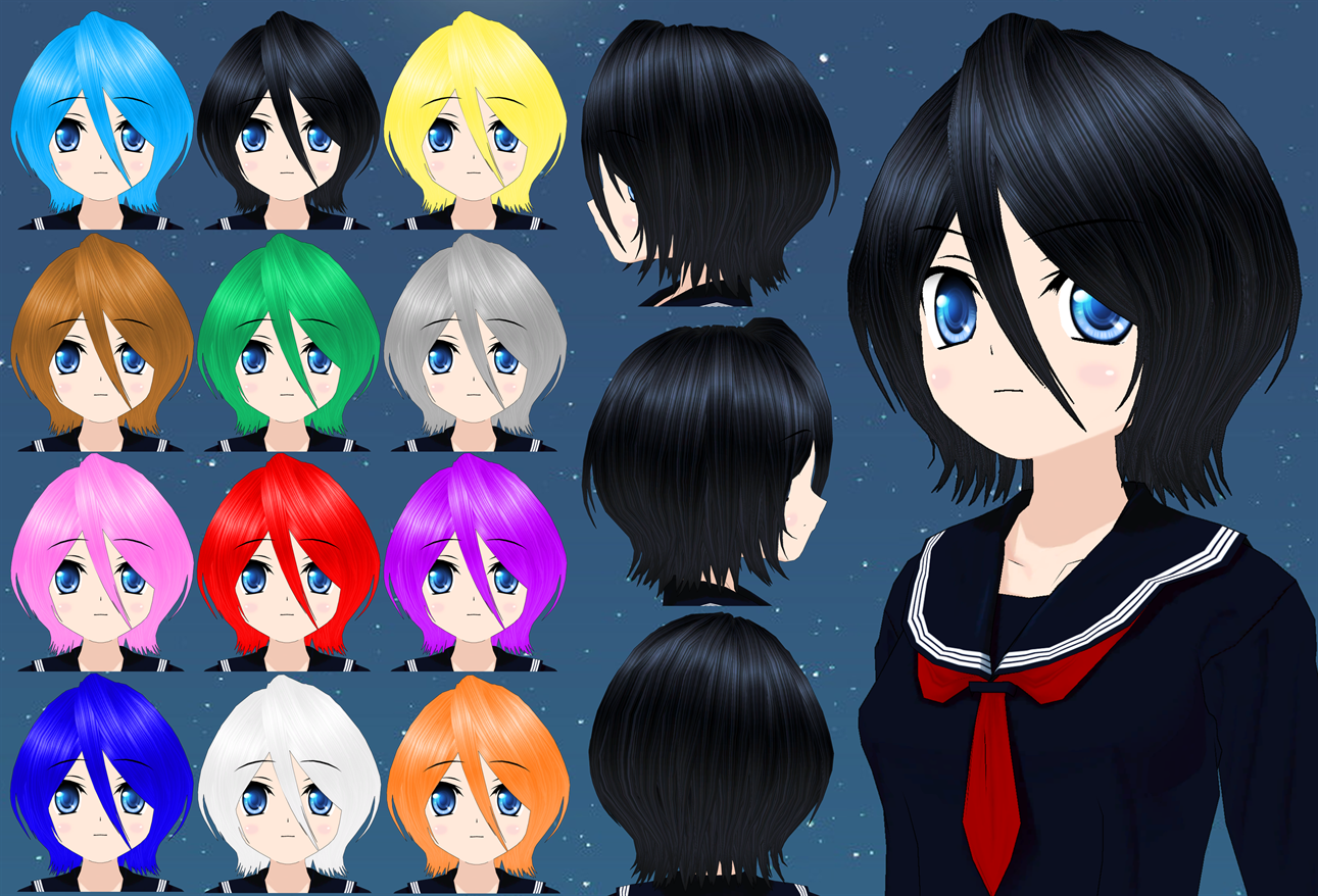 Rukia Hair pack by Daiger1975 on DeviantArt