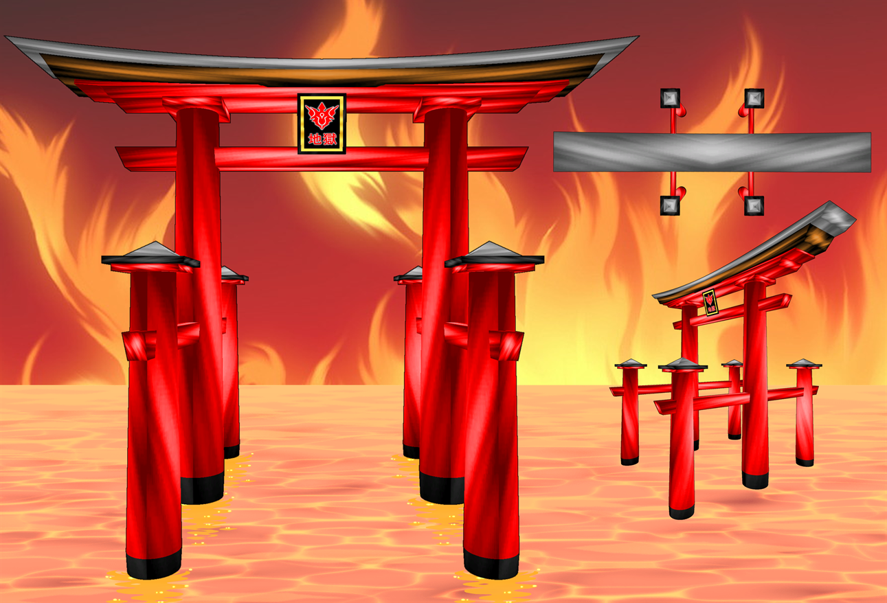 Shrine Gate pack by Daiger1975 on DeviantArt