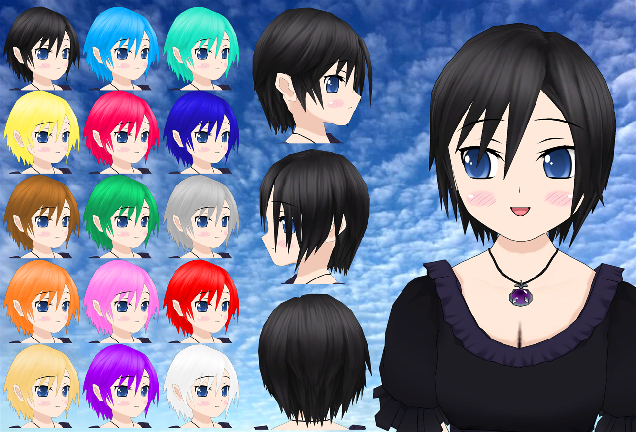 Xion hair pack by Daiger1975 on DeviantArt