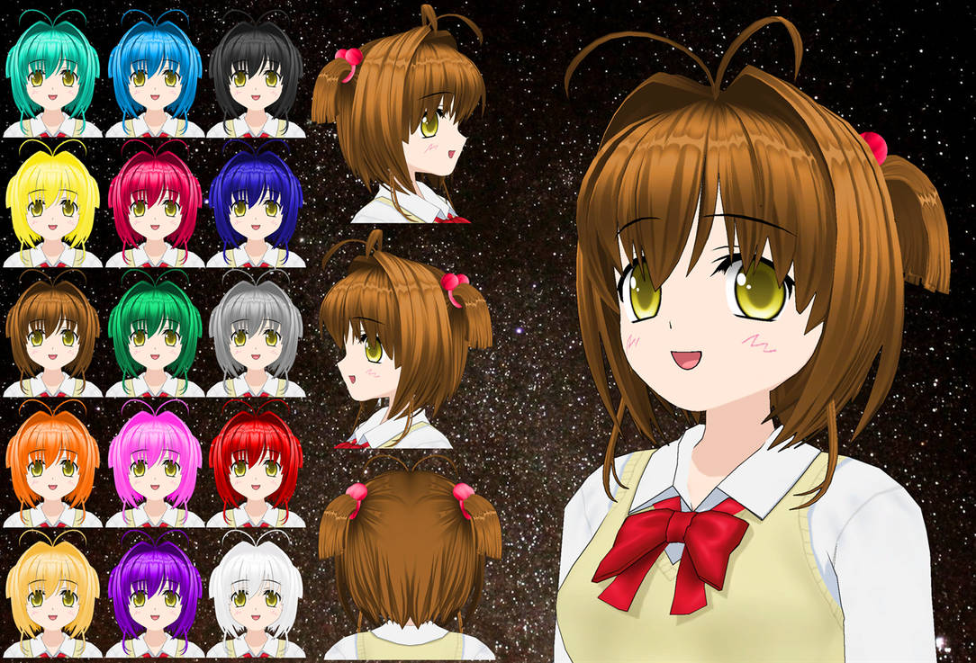Sakura CC Hair pack by Daiger1975 on DeviantArt
