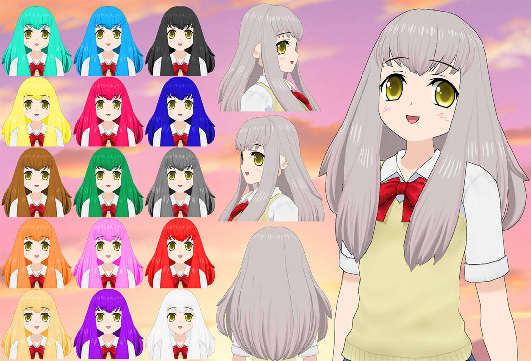 Lysithea Hair pack by Daiger1975 on DeviantArt