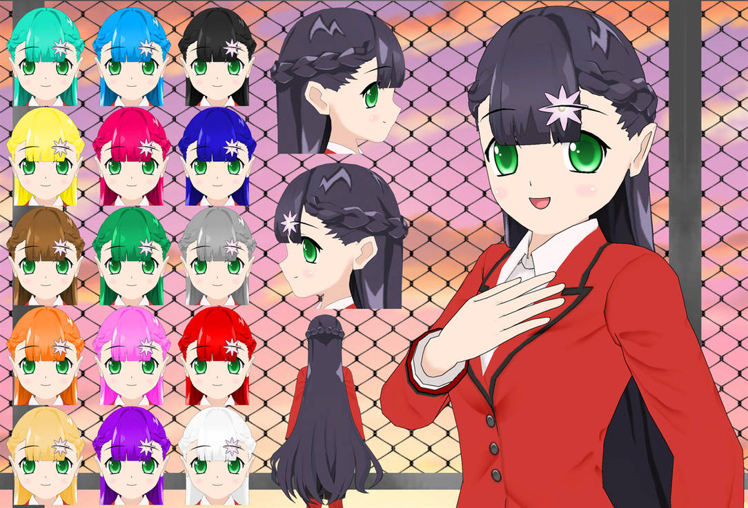 Rin Sakurai Hair pack by Daiger1975 on DeviantArt