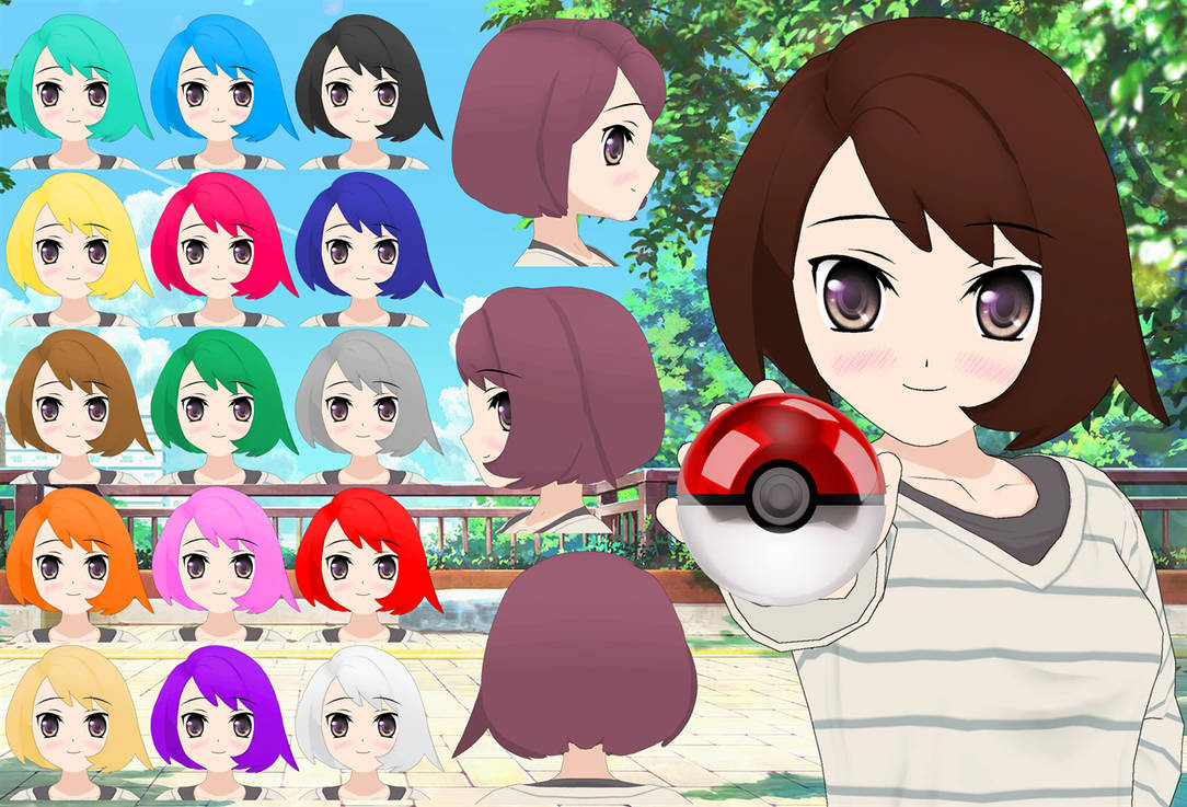 Gloria Pokemon Hair pack by Daiger1975 on DeviantArt