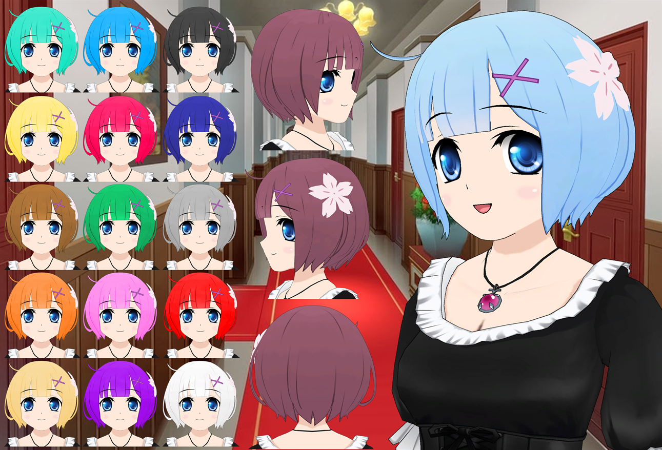 Rem Child Hair pack by Daiger1975 on DeviantArt