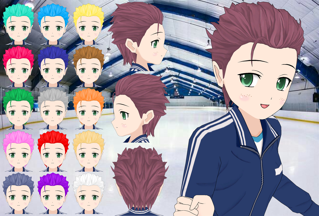 Yuri Katsuki Hair pack by Daiger1975 on DeviantArt