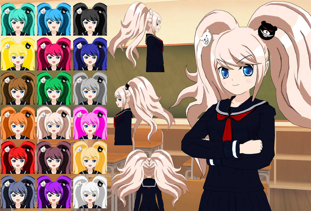 Junko Enoshima Hair pack by Daiger1975 on DeviantArt