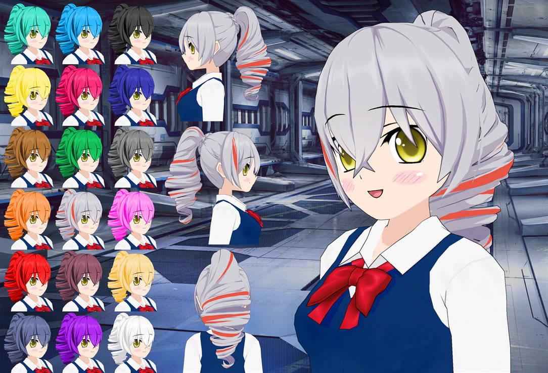 Bronya Zaychik ponytail hair pack by Daiger1975 on DeviantArt