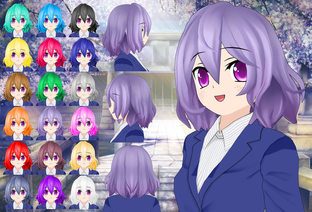 Mirei Mikagura Hair pack by Daiger1975 on DeviantArt