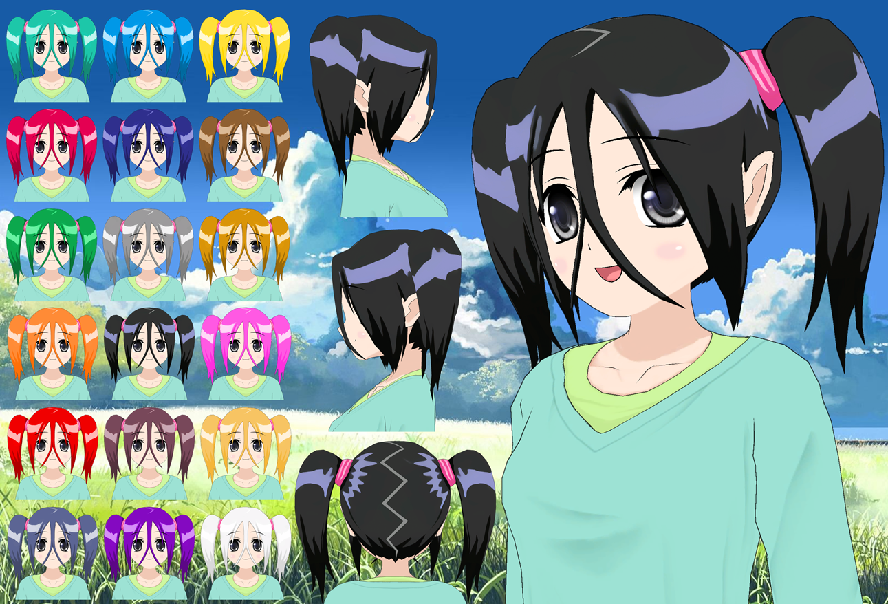 Ururu Tsumugiya Hair pack by Daiger1975 on DeviantArt