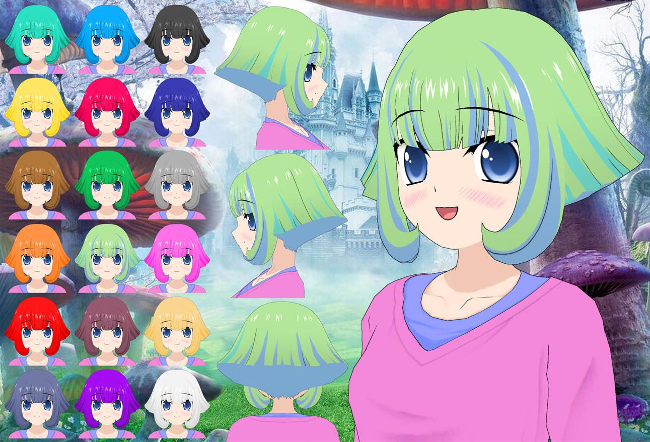 Alice Hiiragi Hair pack by Daiger1975 on DeviantArt
