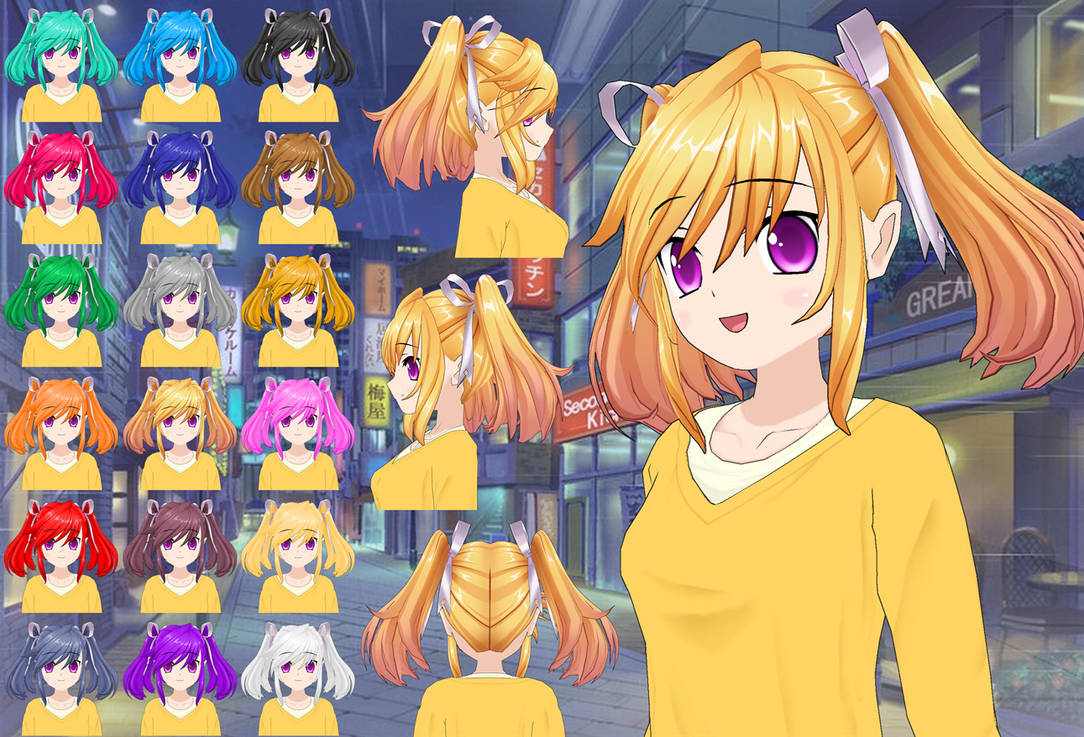 Kurenai Shinganji Hair pack by Daiger1975 on DeviantArt