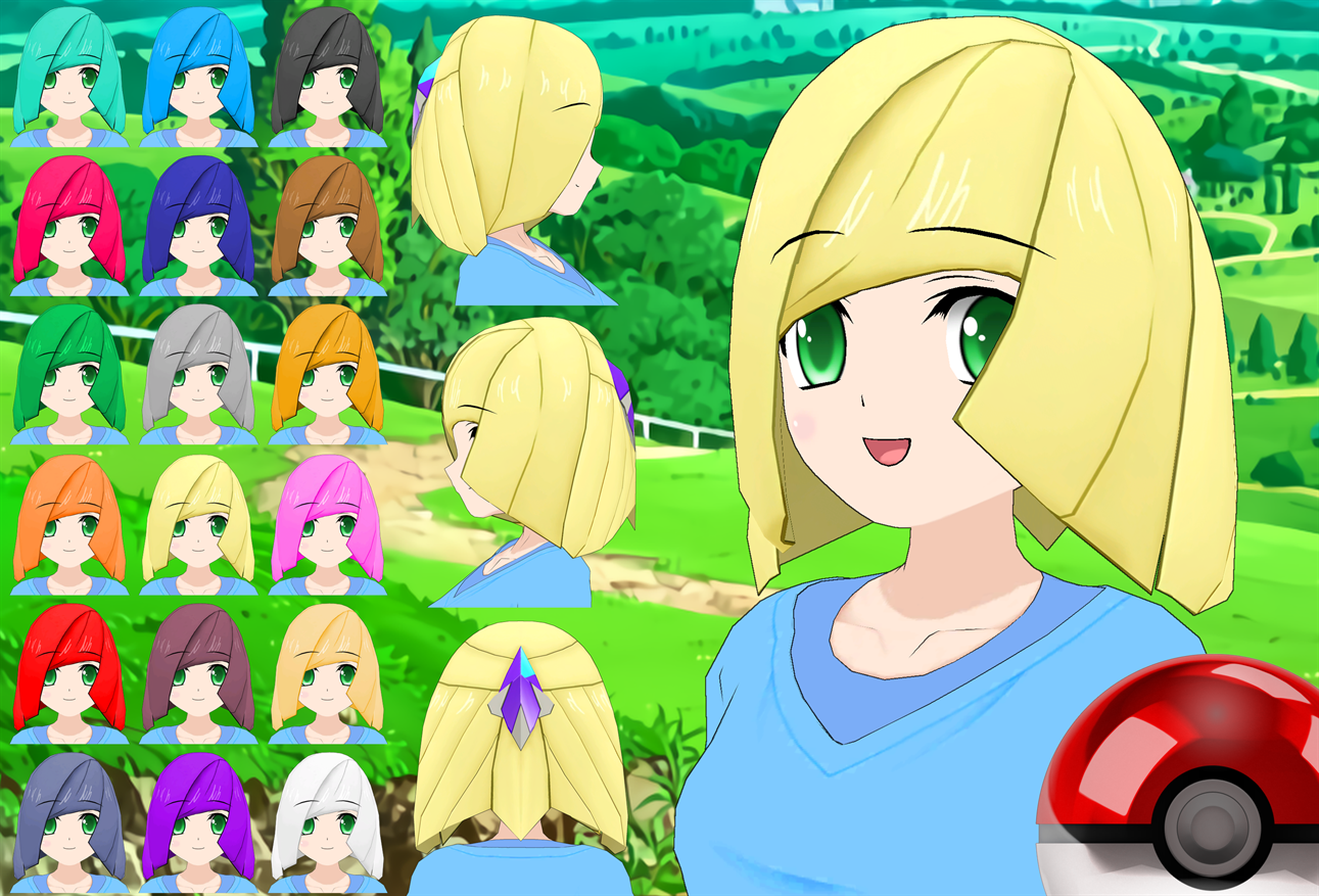 Lusamine Shorter Hair pack by Daiger1975 on DeviantArt