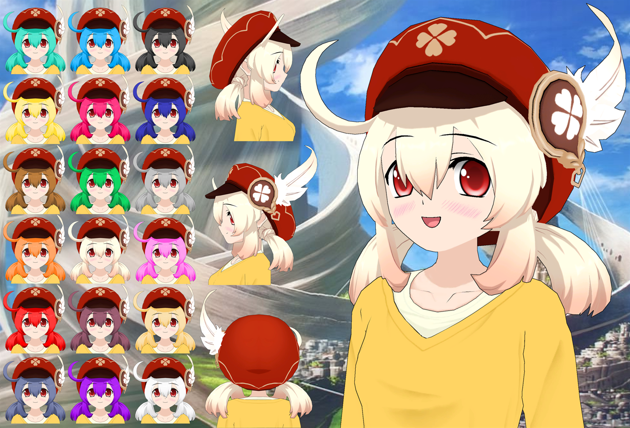 Klee Hair pack by Daiger1975 on DeviantArt