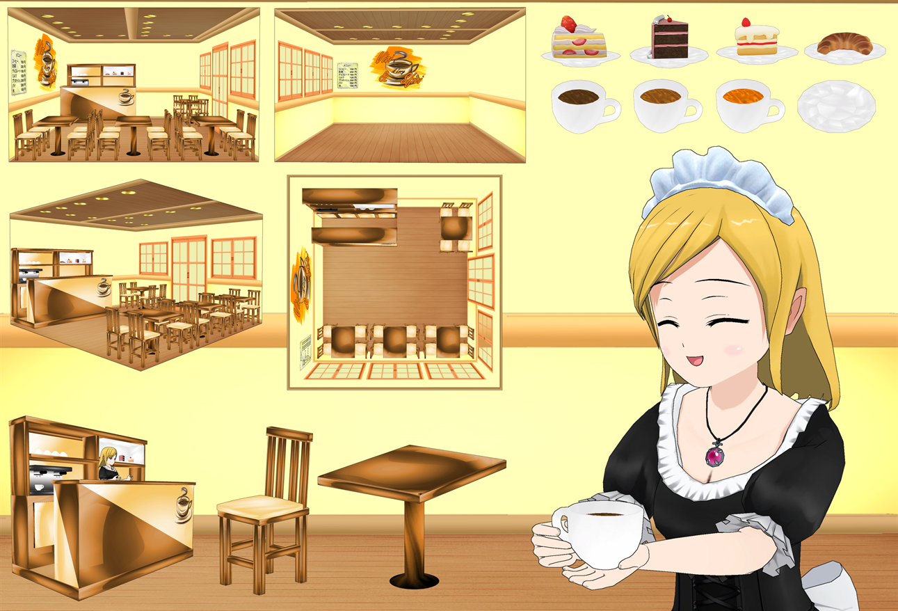 Cafeteria 3D Stage pack by Daiger1975 on DeviantArt