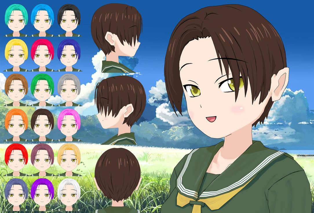 Kyo Kusanagi Hair pack by Daiger1975 on DeviantArt
