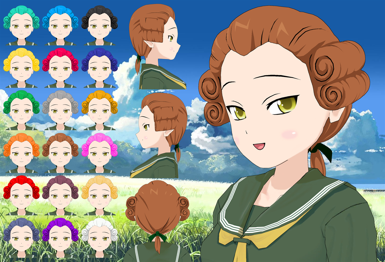 King Colonial Hair pack by Daiger1975 on DeviantArt